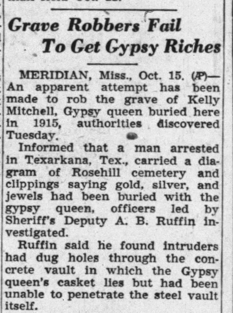 Kelly Mitchell, Queen of the Gypsies-Meridian, Mississippi | To Die for ...